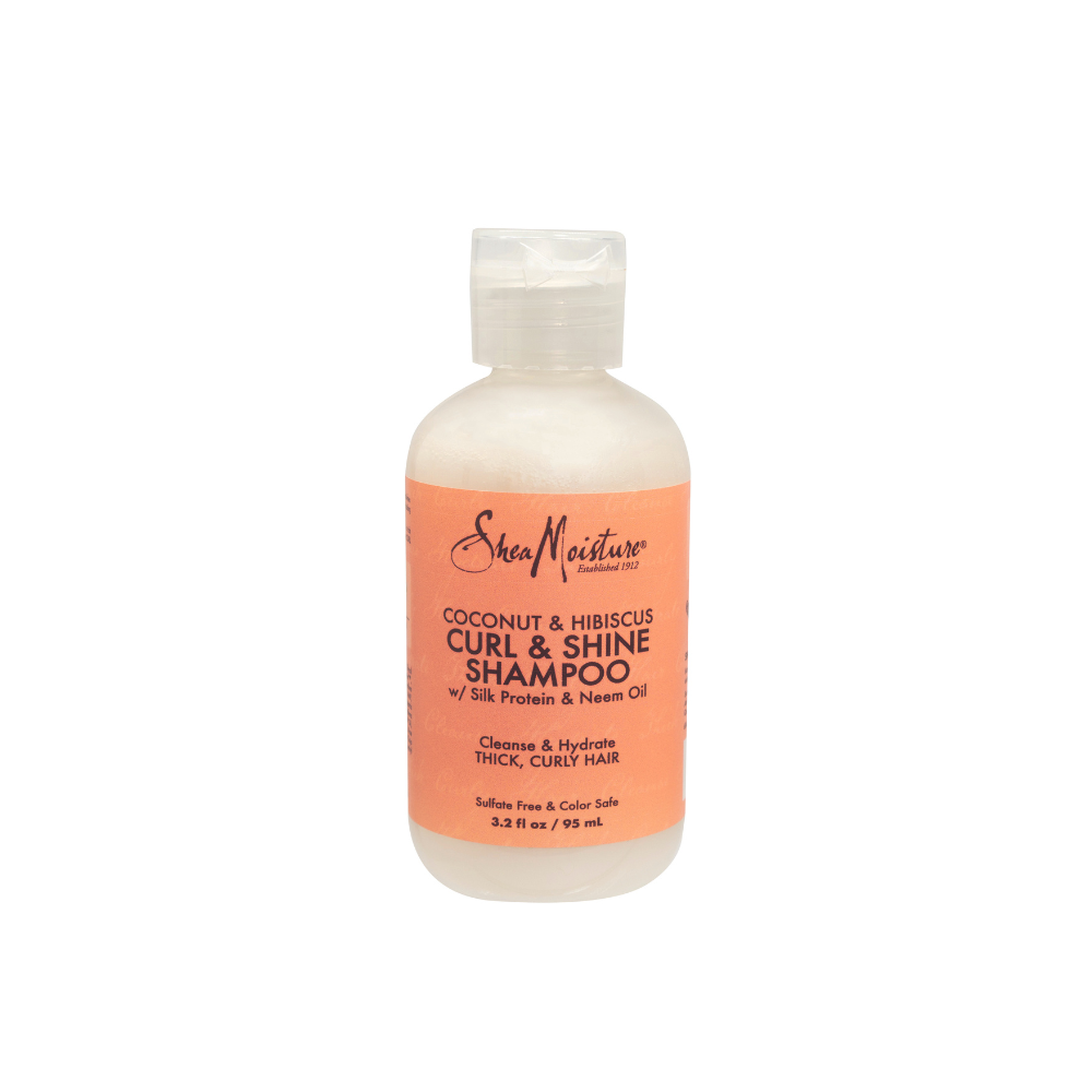 Coconut & Hibiscus Curl & Shine Shampoo Travel Size 95ml – sheamoisture ...